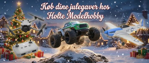 Fjernstyrede biler, både, droner & helikoptere → Holte Modelhobby