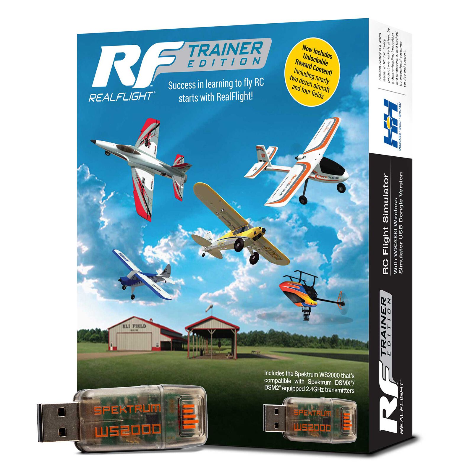 RealFlight Trainer Edition RC Flight Simulator with WS2000 Wireless Simulator USB Dongle ...