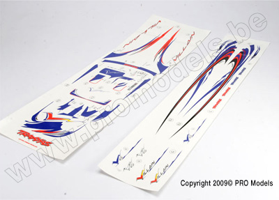DECAL SHEET, VILLAIN Traxxas - Reservedele - Holte Modelhobby