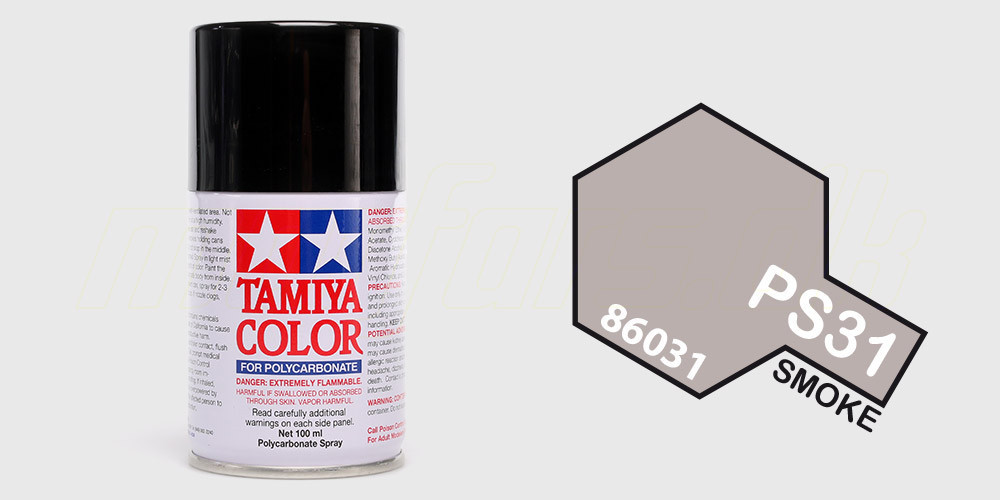 Tamiya spraymaling - Smoke - 100ml - Tamiya PS maling - Holte Modelhobby