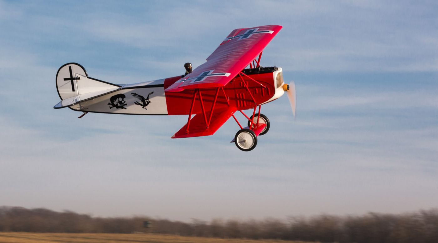 Fokker D.VII 30-60cc ARF, 87" - Stormodel - Holte Modelhobby