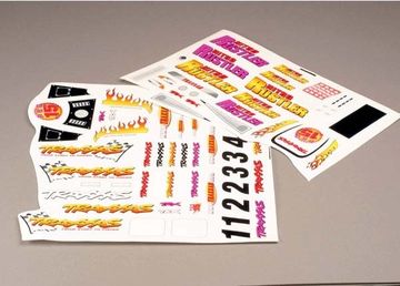 Decal Sheets Nitro Rustler - Reservedele - Holte Modelhobby